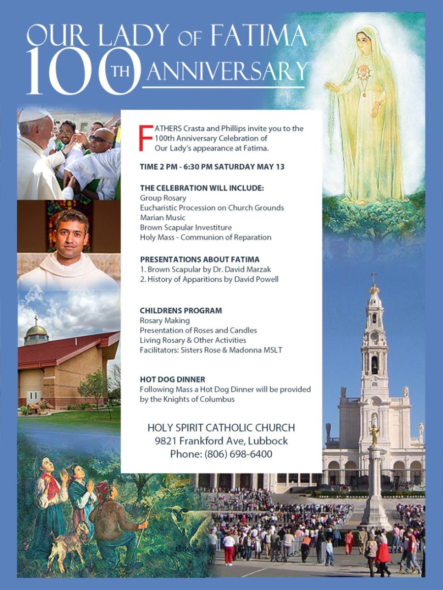 Our Lady Of Fatima 100th Anniversary & First 5 Saturdays Devotion- Holy ...